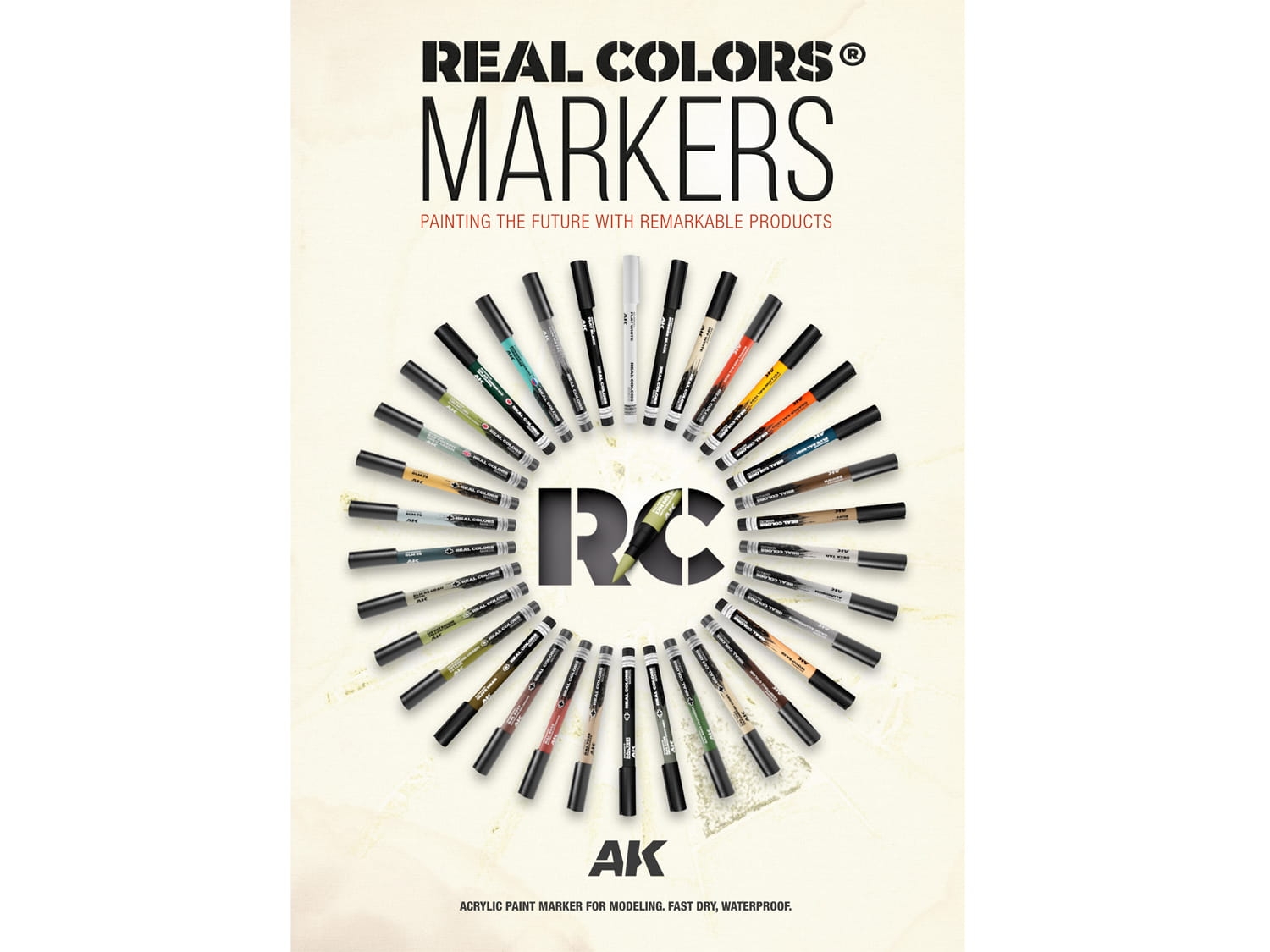 REAL COLORS + PLAY MARKERS | AK Color Chart Flyer: REAL COLORS MARKERS ...